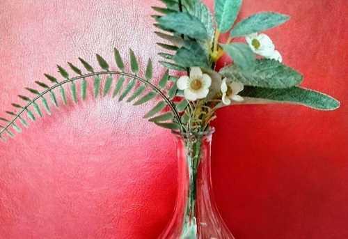 Милая вазочка с искусств.букетом Икеа