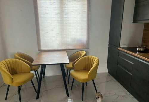 Кухонный стол и стулья лофт