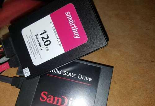 Ssd 128 гб Sandisk / 120 гб Smartbuy