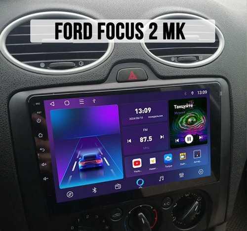 Магнитола Ford Focus 2 Mk 2 Black 3 CT232m