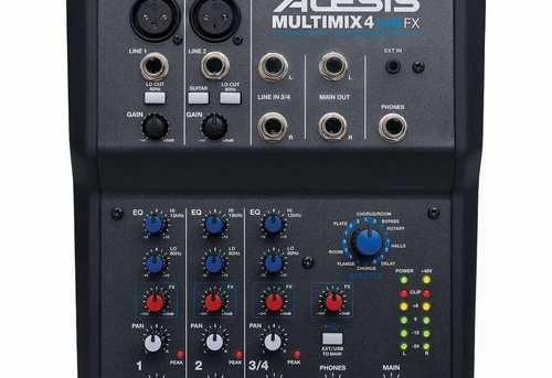 Alesis multimix 4 USB FX Микшерный пульт USA