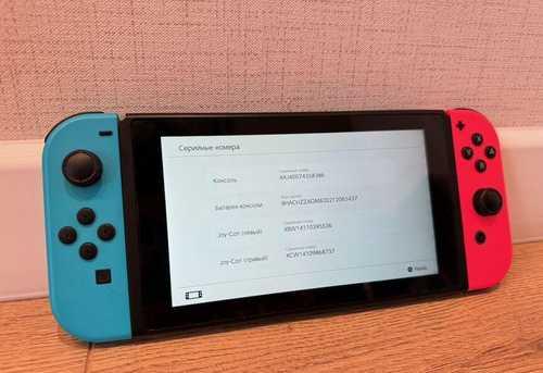 Nintendo switch rev 1 + 512Gb SD