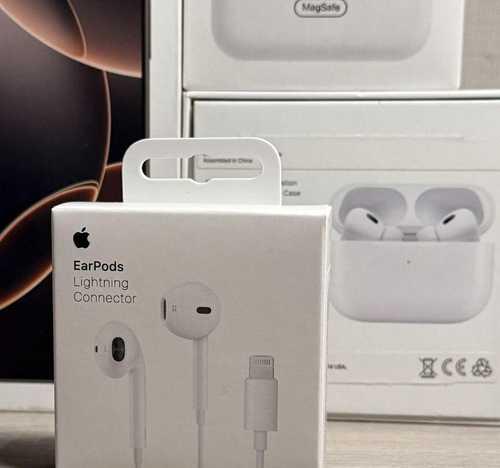 Наушники apple earpods lightning, оригинал