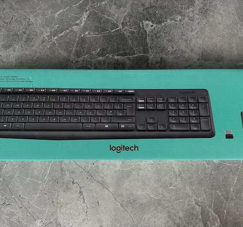 Комплект беспроводной клавиатура и мышь Logitech