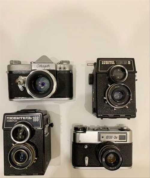 Плёночные фотоаппараты разные