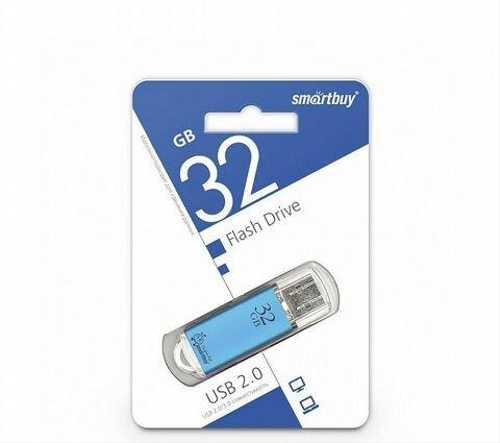 Флешка USB2.0 32Gb SmartBuy V-Cut blue