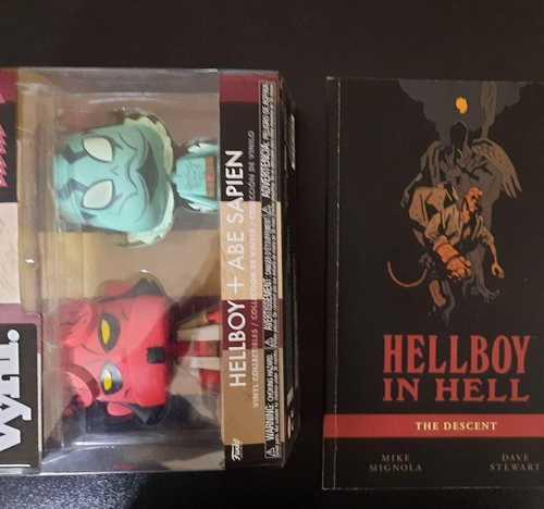 Funko pop фигурки vinl hellboy   in hell comic tpb