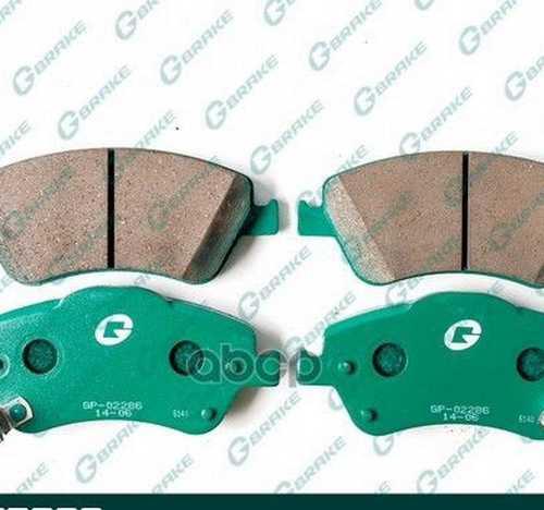 Колодки тормозные GP02286 gbrake