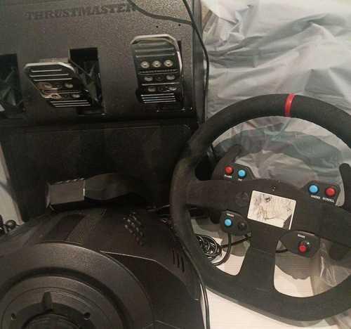 Игровой руль thrustmaster t300 alcantara edition