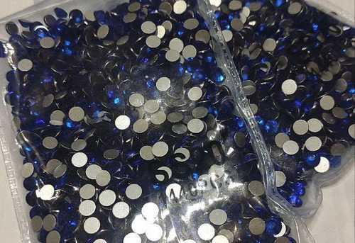 Стразы холодной фиксации, цвет Sapphire (Сапфир)