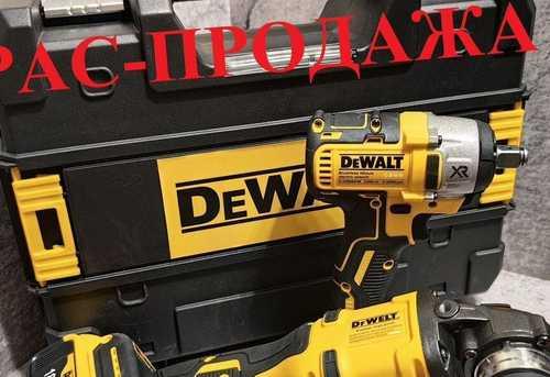 Болгарка + Гайковерт Dewalt набор 2в1