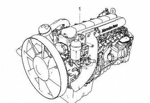 Двигатель OM457LA V/3