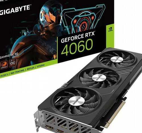 Видеокарта RTX 4060 Gigabyte Gaming OC 8gb