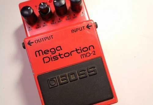 Boss md-2 mega distortion педаль перегруз