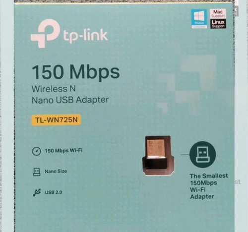 Wifi адаптер tp Link TL-Wn725N