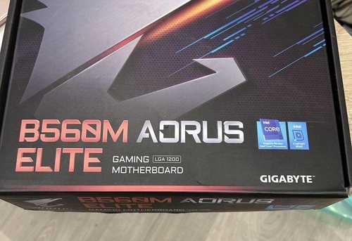 Материнская плата B560m aorus elite