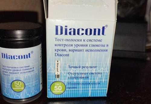 Тест полоски Diaccont