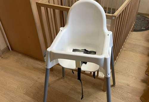 Детская кровать и стульчик IKEA