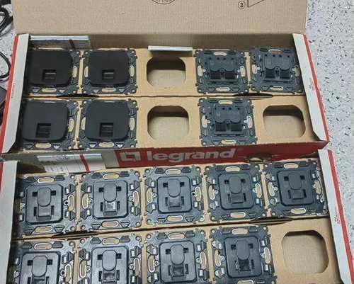 Розетка RJ45 Cat.5e UTP 1-я, антрацит Артикул 7530