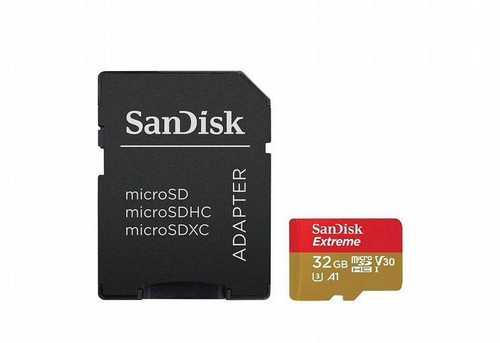 Карта памяти SanDisk microsdhc Extreme UHS-I U3 V3