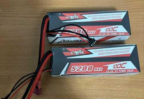 Аккумулятор lipo 3s 11.1v 5200mah 100c traxxas hpi