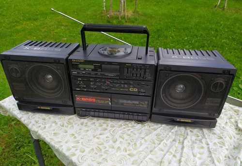 Sharp GX-CD 60 HT (BK) 2 кассеты CD-плеер радио