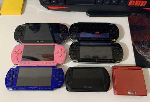 Игровая приставка psp, ps vita, game boy