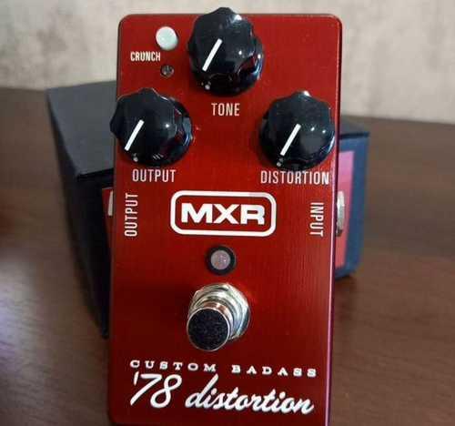 Педаль эффектов MXR Cust Badass '78 Distortion USA