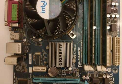 Комплект Gigabyte LGA 775+Q8300+8GB DDR3