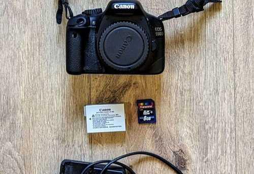 Зеркальный фотоаппарат Canon EOS 550d