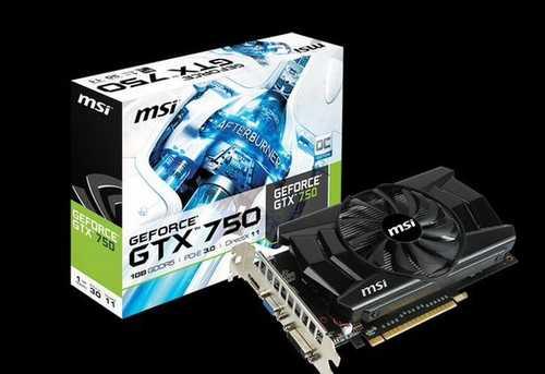 MSI nvidia GeForce GTX 750