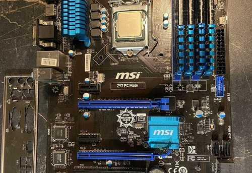 Msi z97 pc mate + i5-4690 + 16 gb озу