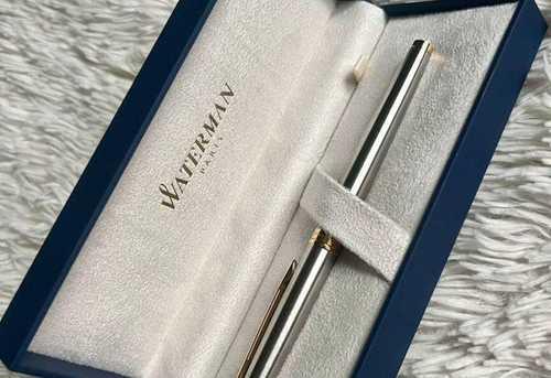 Ручка с золотым пером waterman