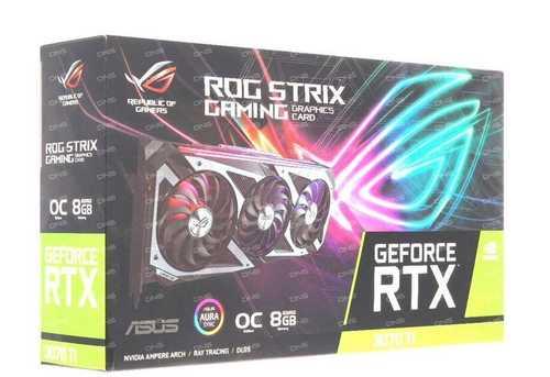 Видеокарта asus GeForce RTX 3070 Ti ROG Strix OC