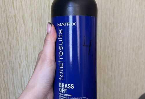 Синий шампунь Matrix Brass Off, 1л