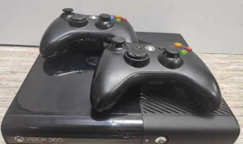 Xbox 360E 250gb+2 геймпада
