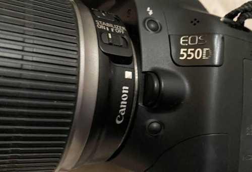Зеркальный фотоаппарат canon EDS 550 D