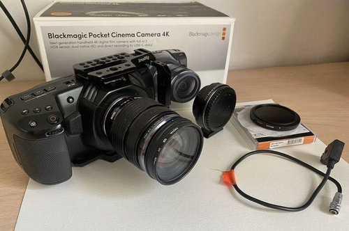 Комплект Видеокамера Blackmagic Pocket Cinema 4k
