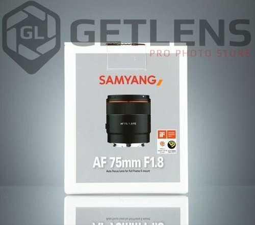 Samyang AF 75mm f/1.8 Sony FE (Новый)