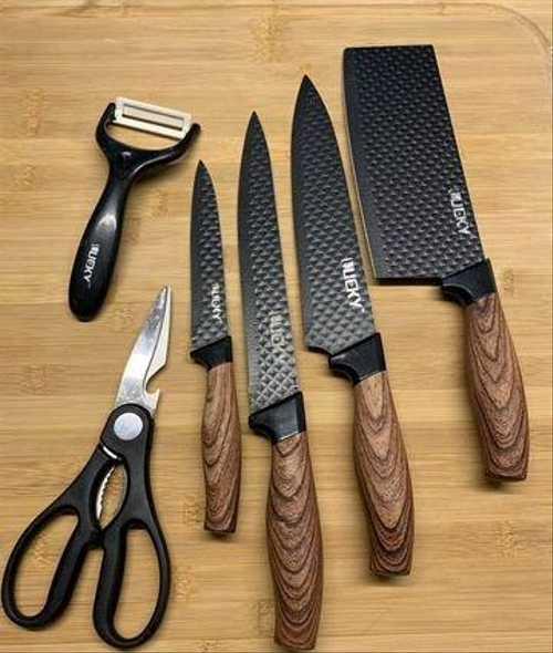 Кухонный нож, ножницы, керамическая овощечистка
