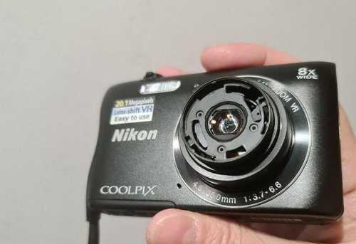 Фотоаппарат Nikon Coolpix S3700, под реставрацию
