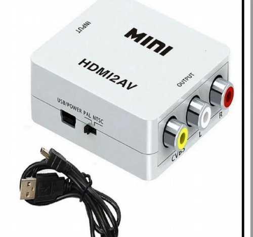 Конвертер из hdmi в AV / Переходник hdmi2AV