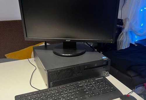 Компьютер Lenovo M72E 3598DG2 (+монитор и принтер)