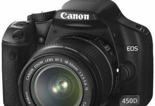 Зеркальный фотоаппарат Canon eos 450D
