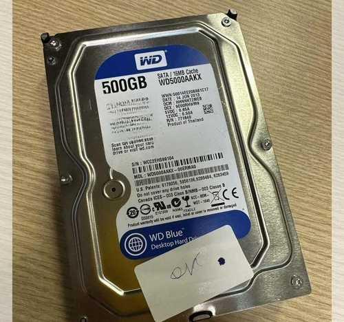 Western Digital Blue 3,5'' WD5000aakx, 500GB