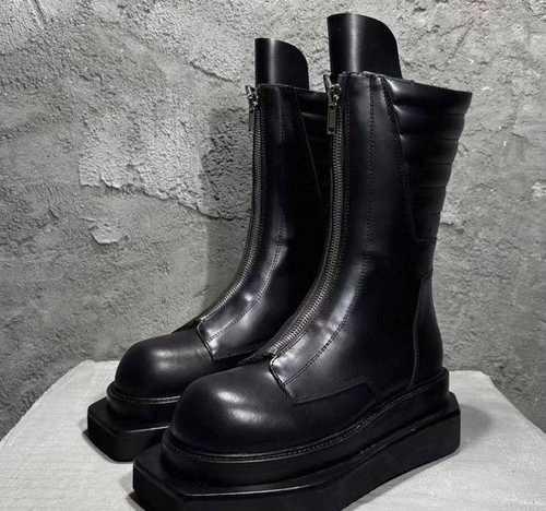 Ботинки Rick Owens 23ss Leather High Boots
