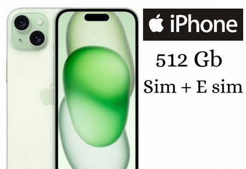 iPhone 15 512Gb Зелёный Sim+Esim