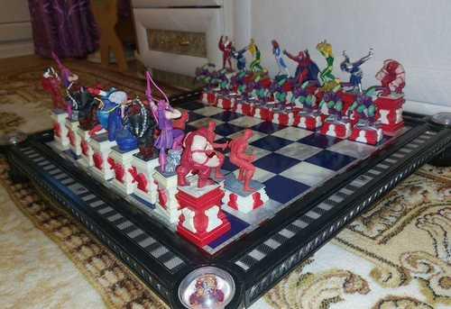 Шахматы Марвел с большой доской в виде столика