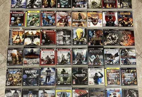 Много дисков на Sony Playstation 3