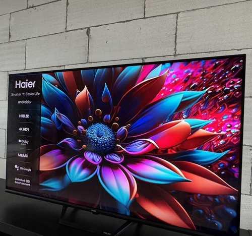 Свежий метровый Qled, 4K, UHD, SMART TV Haier 43"